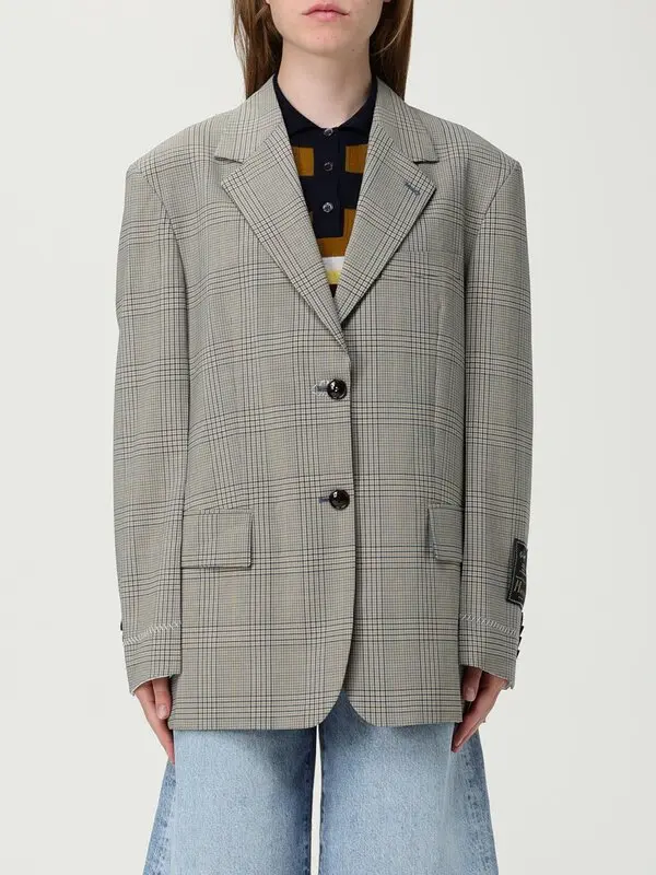 Marni Checked Blazer - Multicolor