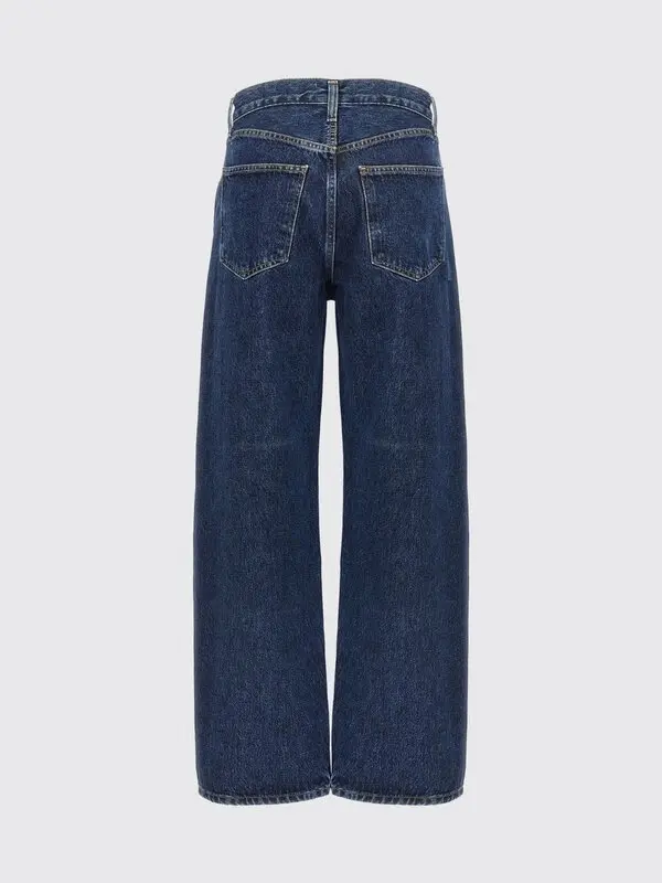 AGOLDE High-waisted Wide-leg Jeans In Regenerative Cotton