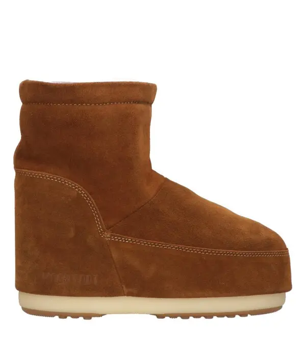 Moon Boot Icon Low Suede Boots - Brandy