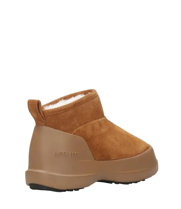 Moon Boot Suede Leather Boots - Brandy