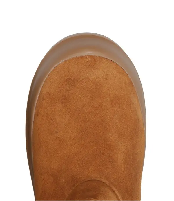 Moon Boot Suede Leather Boots - Brandy
