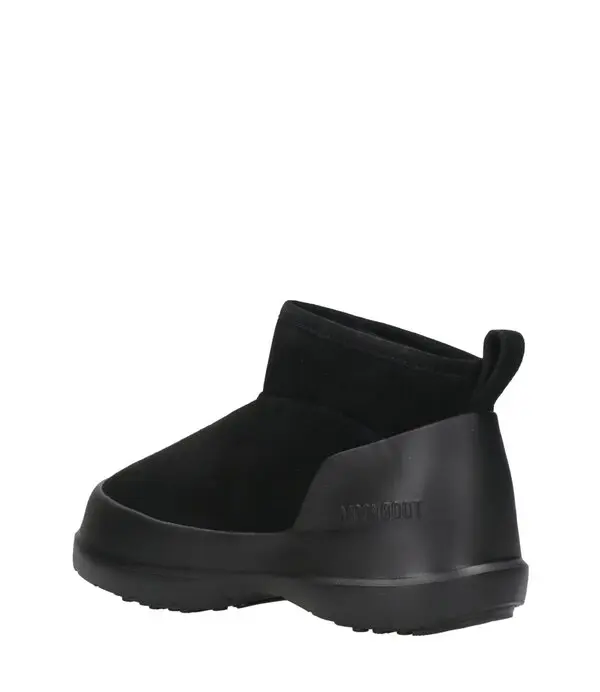 Moon Boot Suede Leather Boots - Black