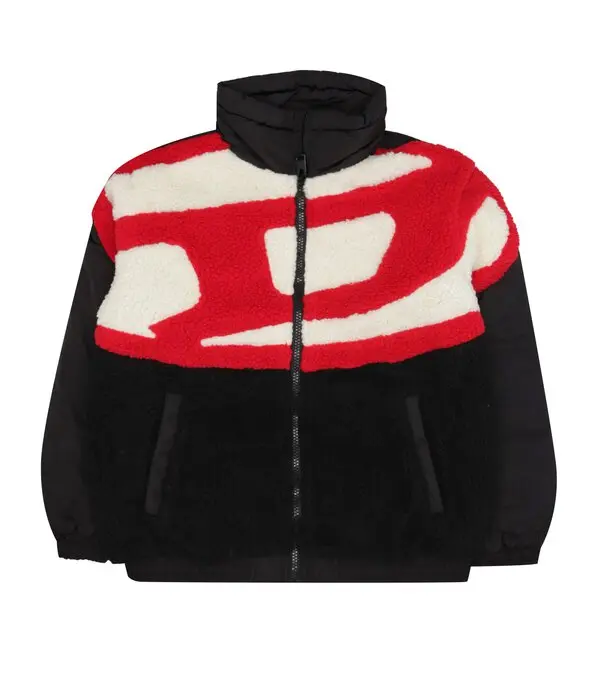 DIESEL Fleece Jacket With Logo