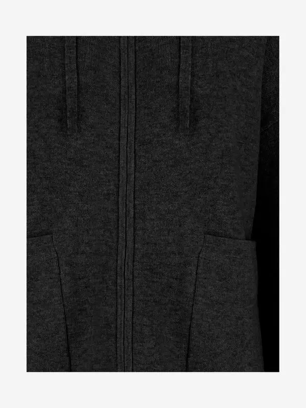 ALLUDE Wool And Cashmere Zip-up Hoodie