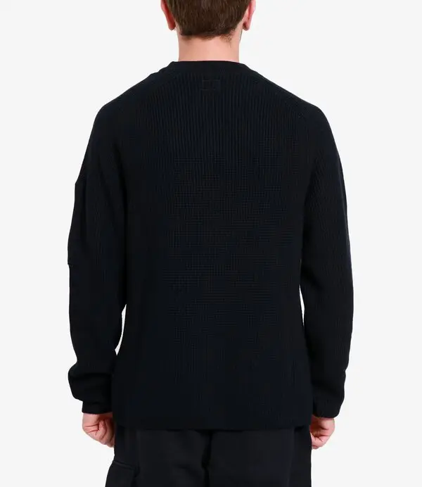 C.P. COMPANY Cotton Knitted Sweater - Blue