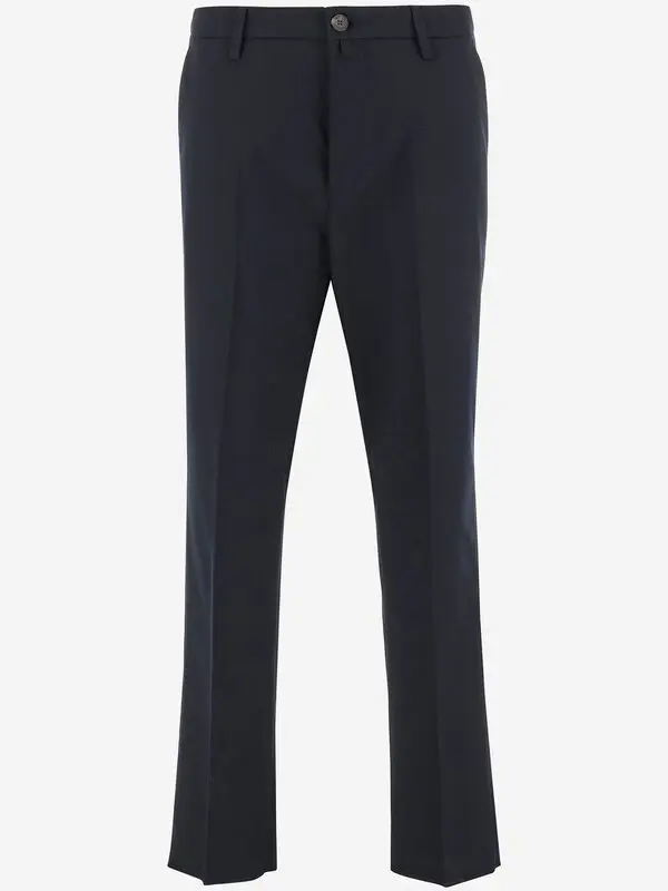 Jacob Cohen Stretch Cotton Blend Slim Fit Trousers