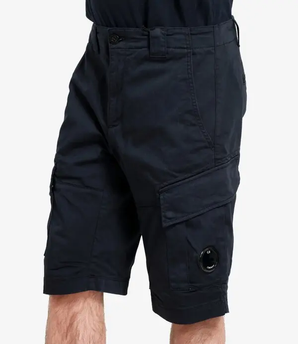 C.P. COMPANY Cotton Cargo Shorts - Eclipse
