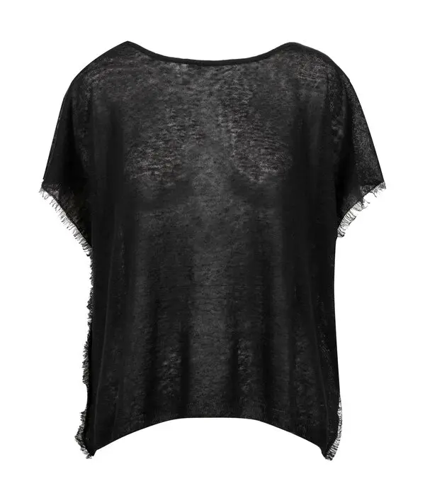 GRAN SASSO Cotton Top - Black
