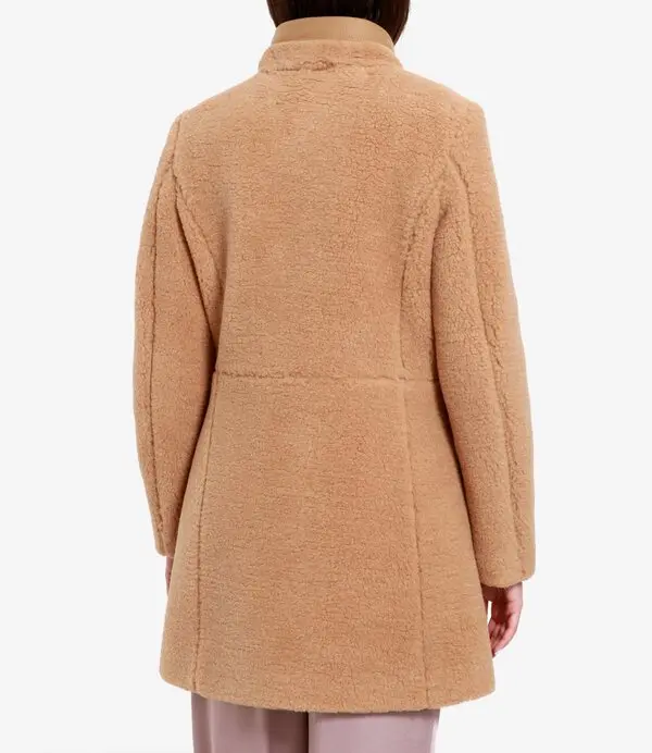 FAY Eco Sheepskin Coat - Camel