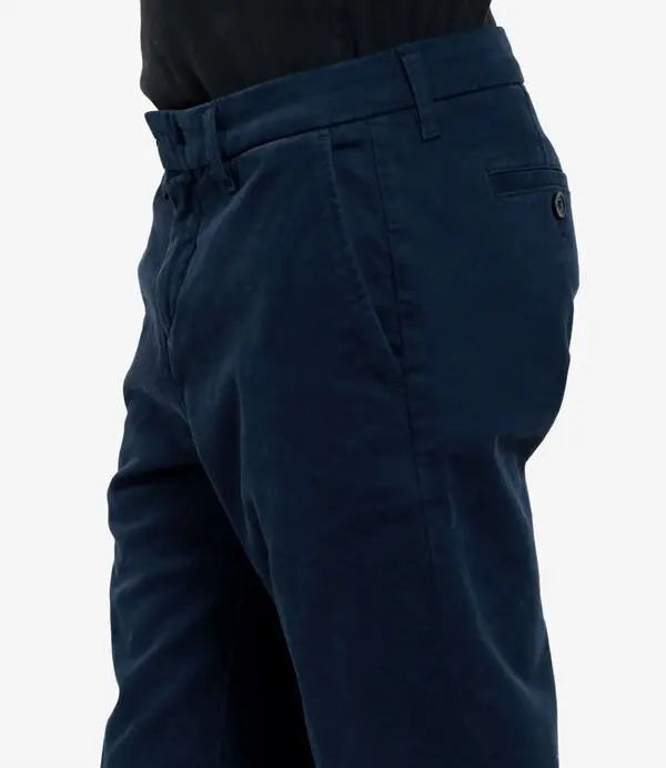 FAY Cotton Trousers - Blue