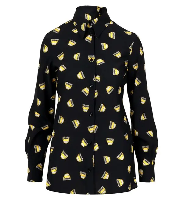 Erika Cavallini Printed Viscose Shirt