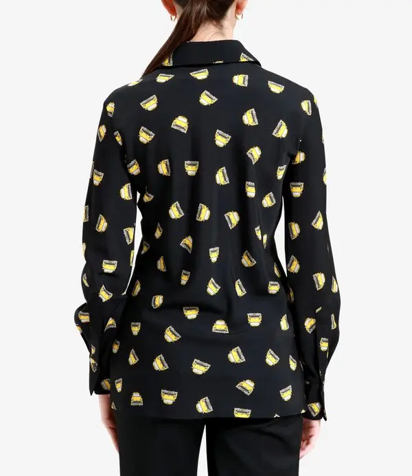 Erika Cavallini Printed Viscose Shirt