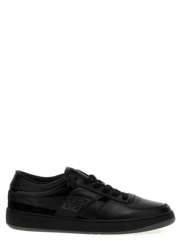 Givenchy Leather Sneakers With Logo Detail