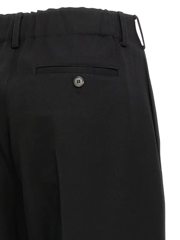 Givenchy Double Pence Wool Pants - Black