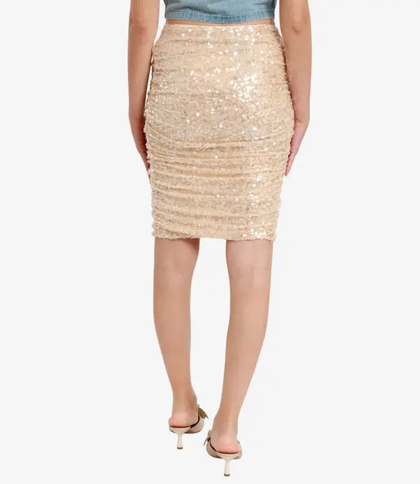 ANIYE BY Sequin Sheath Skirt
