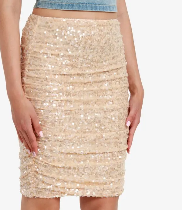 ANIYE BY Sequin Sheath Skirt