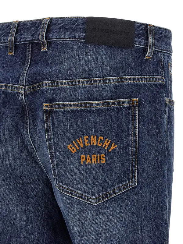 Givenchy Straight Cotton Denim Jeans