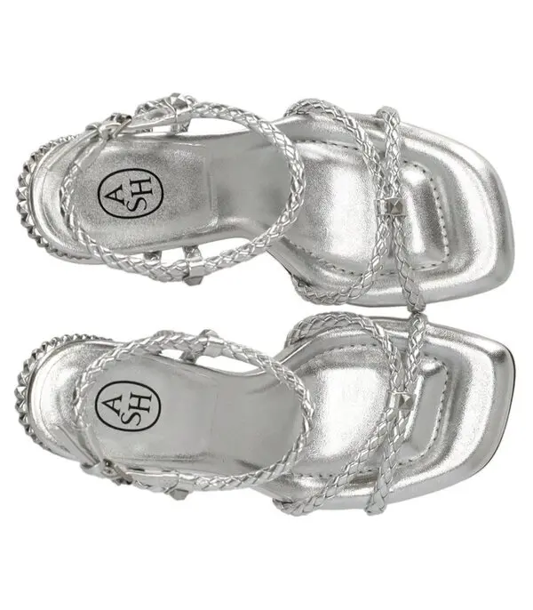 Ash Lola Bis Heeled Sandal - Silver