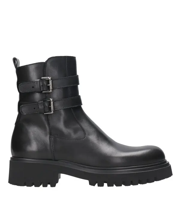 GUGLIELMO ROTTA Buckled Leather Boots