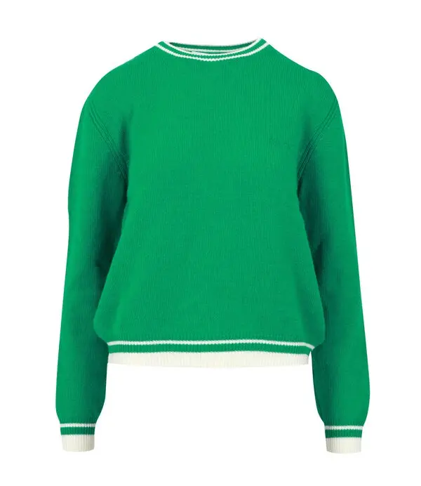 MSGM Crew Neck Sweater - Green