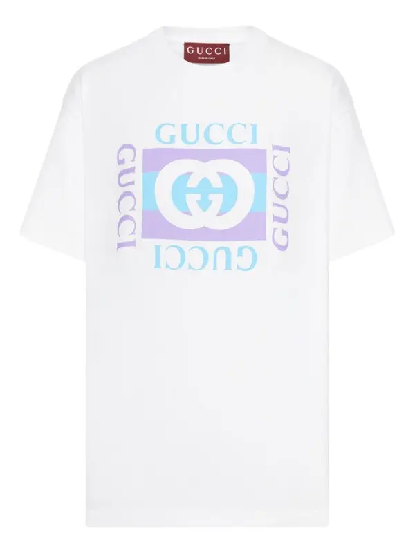 Gucci Logo Cotton T-shirt - White