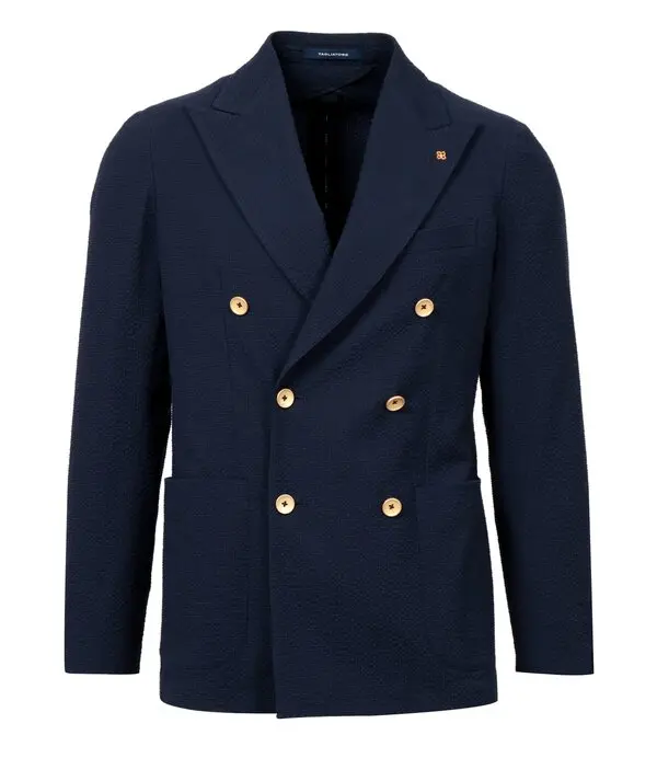 Tagliatore Cotton Double-breasted Blazer