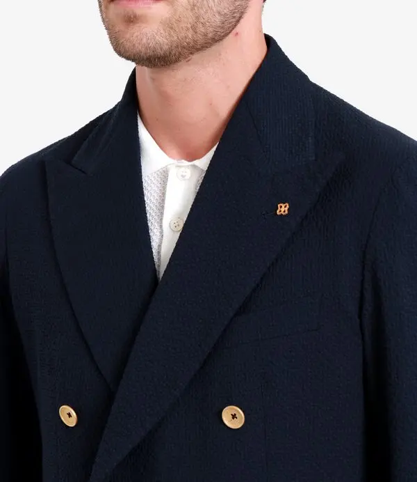 Tagliatore Cotton Double-breasted Blazer