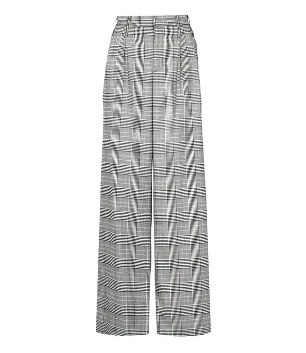 ANIYE BY Check Pattern Palazzo Trousers