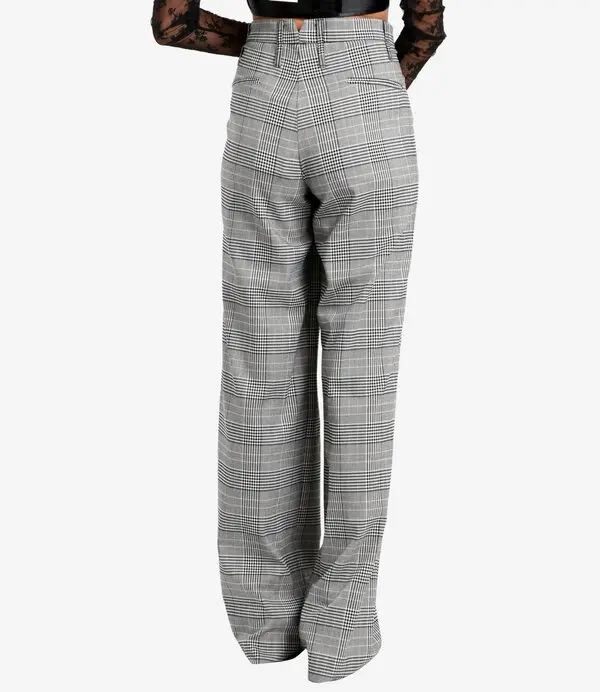 ANIYE BY Check Pattern Palazzo Trousers