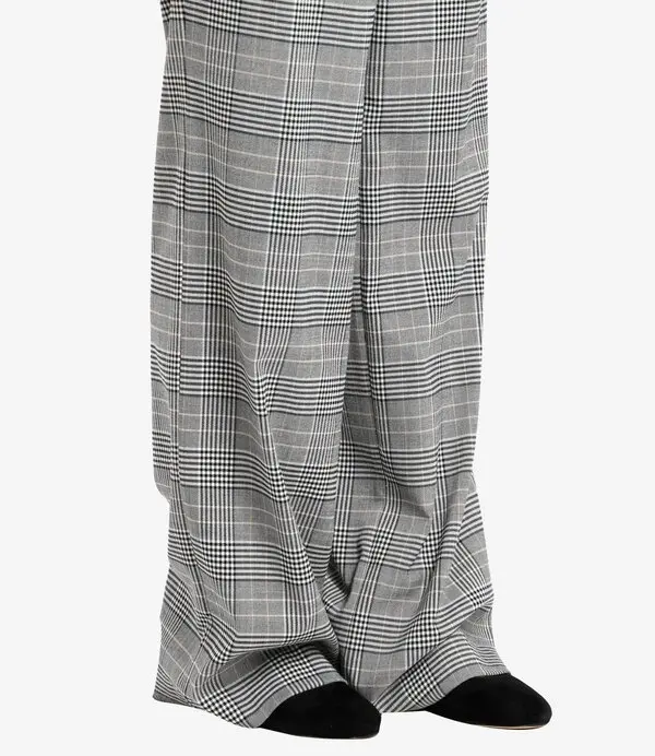 ANIYE BY Check Pattern Palazzo Trousers