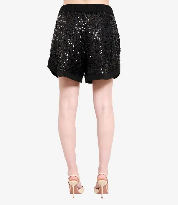 Herno Sequin Embellished Shorts