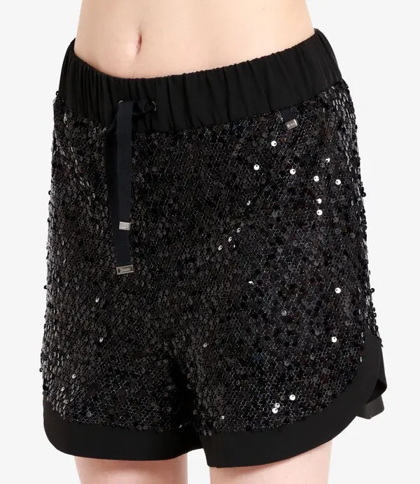 Herno Sequin Embellished Shorts