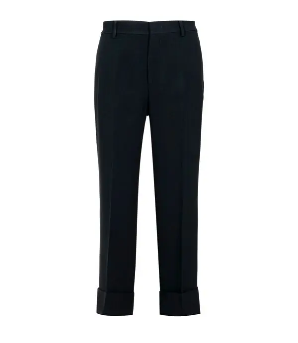 N°21 Pleated Cropped Trousers