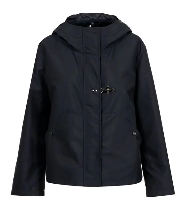 FAY Flared Technical Fabric Coat