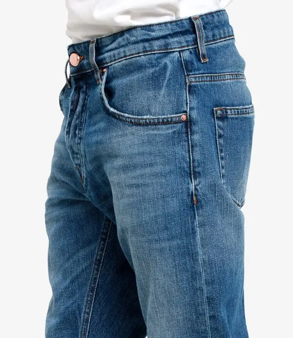 DON THE FULLER Five-pocket Jeans - Light Denim