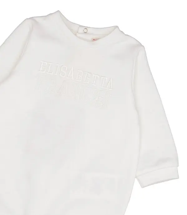 Elisabetta Franchi Cotton Sweatshirt Dress