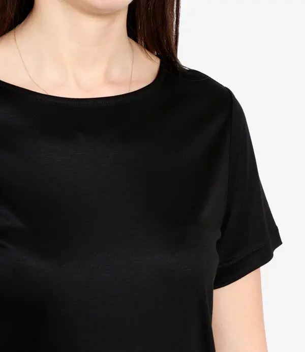 FAY Logo-embroidered Jersey Top - Black