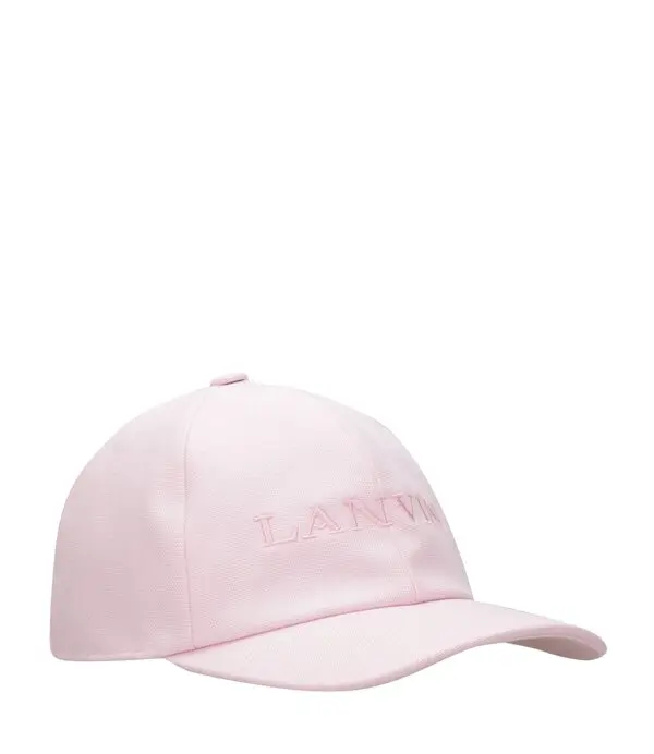 LANVIN Cotton Baseball Cap - Pink