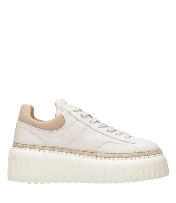 Hogan Platform Sneakers Avena+Beige Editorialist