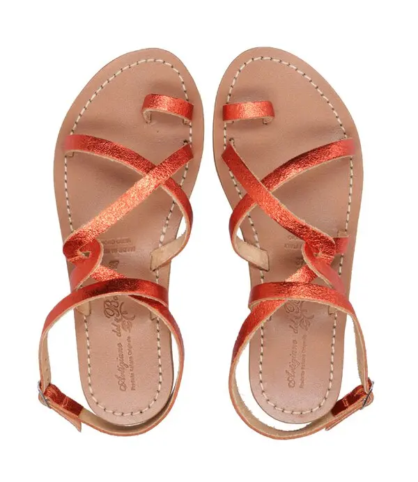 ARTIGIANO DEL BORGO Strappy Leather Sandals