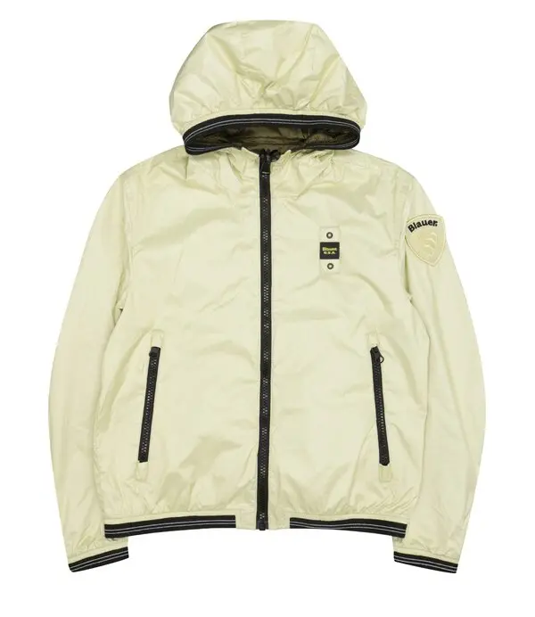 BLAUER. Reversible Jacket With Hood - Yellow