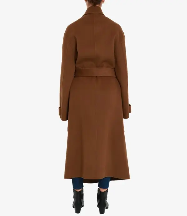 PHILOSOPHY BY LORENZO SERAFINI Belted Wool-blend Overcoat
