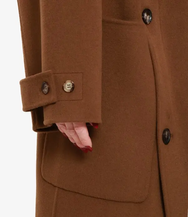 PHILOSOPHY BY LORENZO SERAFINI Belted Wool-blend Overcoat