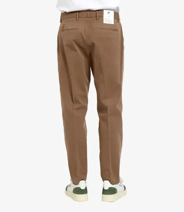PT TORINO Tailored Cotton Gabardine Trousers
