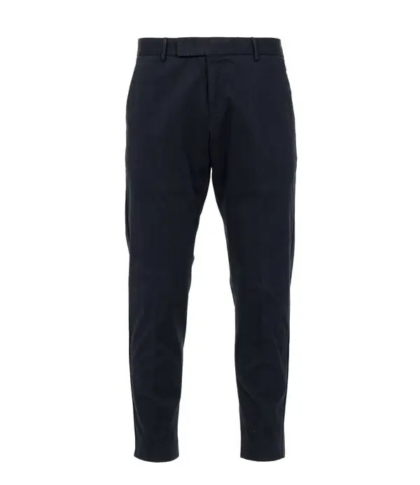 PT TORINO Tailored Carrot Fit Trousers - Blue