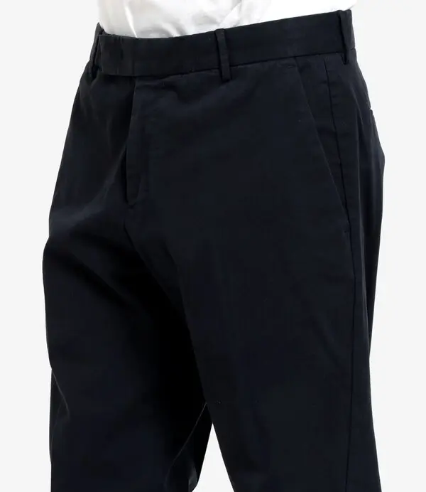 PT TORINO Tailored Carrot Fit Trousers - Blue