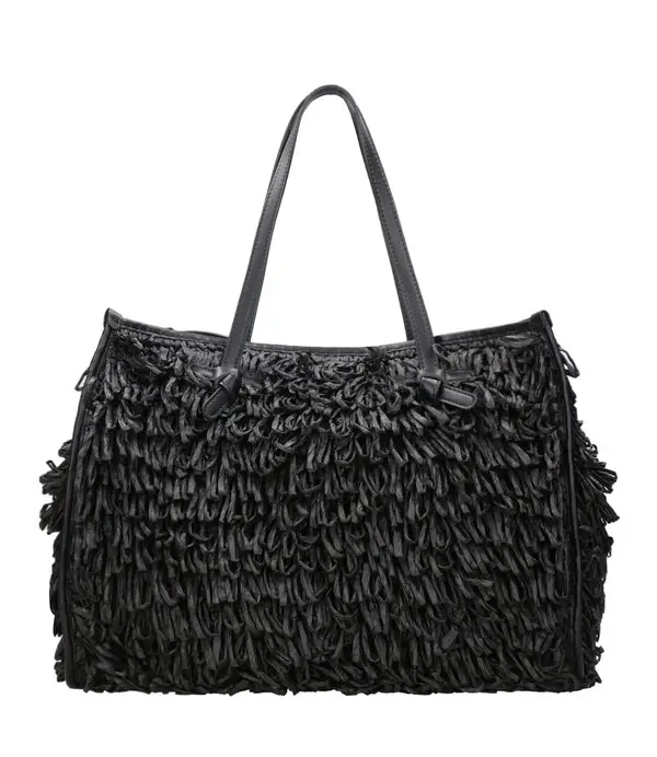 MARCELLA Raffia Tote