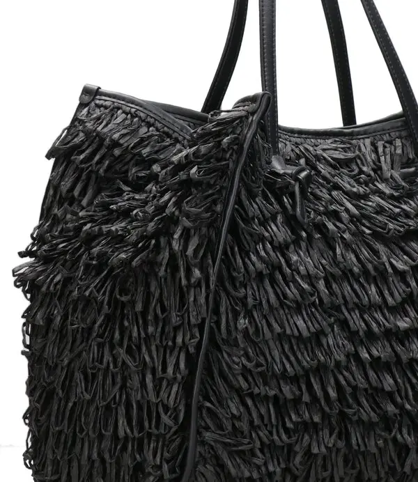MARCELLA Raffia Tote