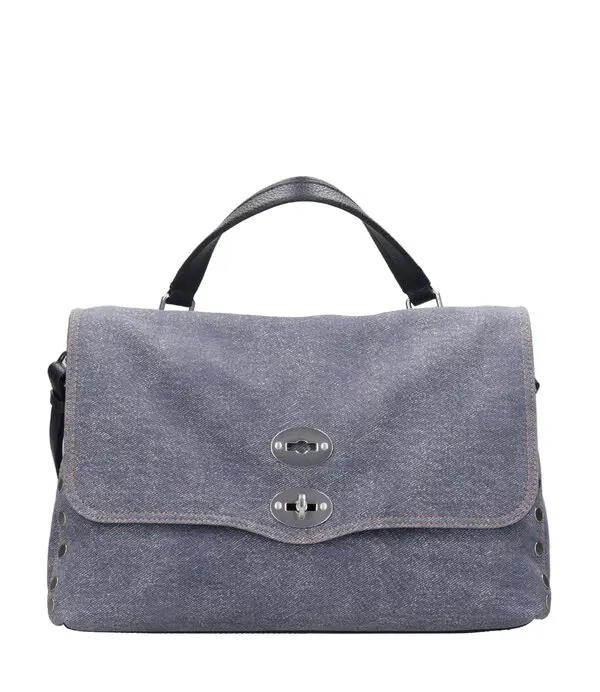 ZANELLATO Grained Leather Shoulder Bag