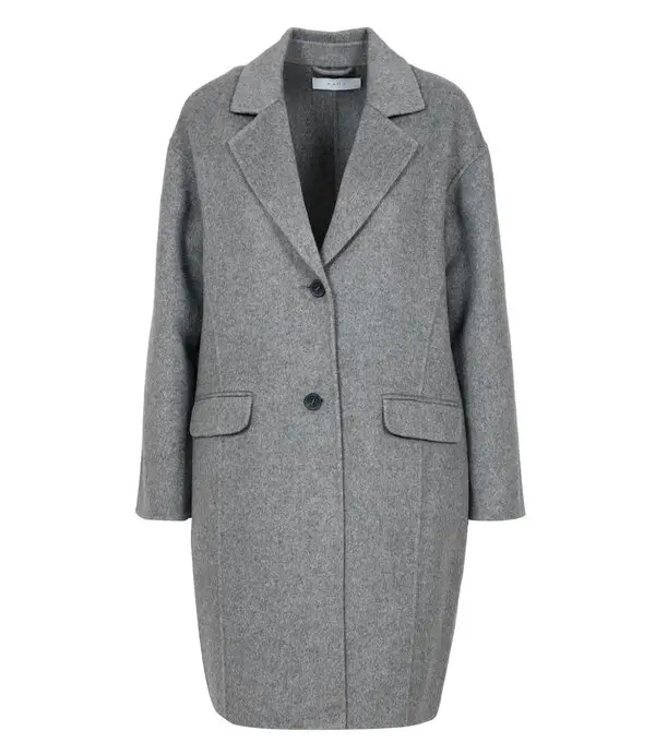 KAOS Single-breasted Wool Blend Coat